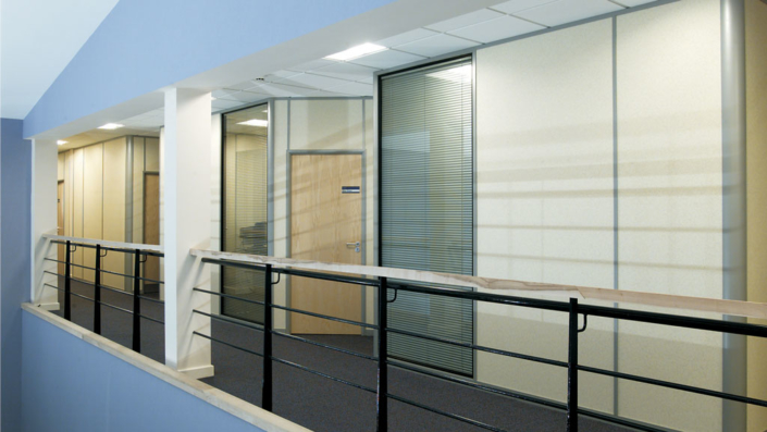 Tenon Fire & Sound office partition 77mm and 102mm | ACI Contracts